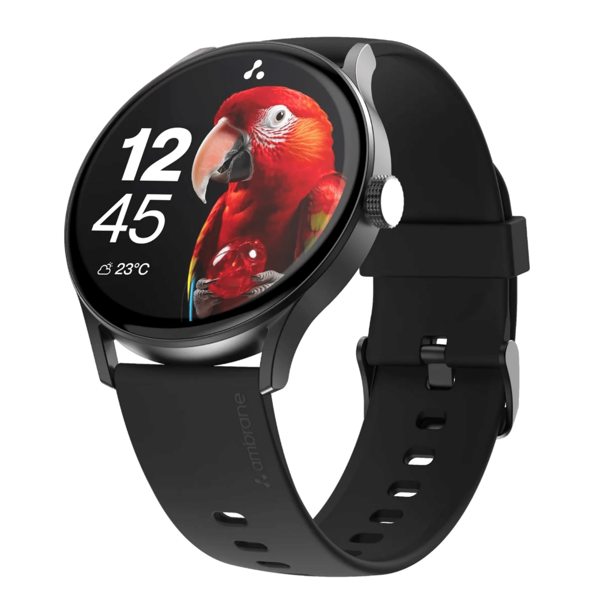 Grab the Best Deal on Ambrane Marble Smartwatch - Black!