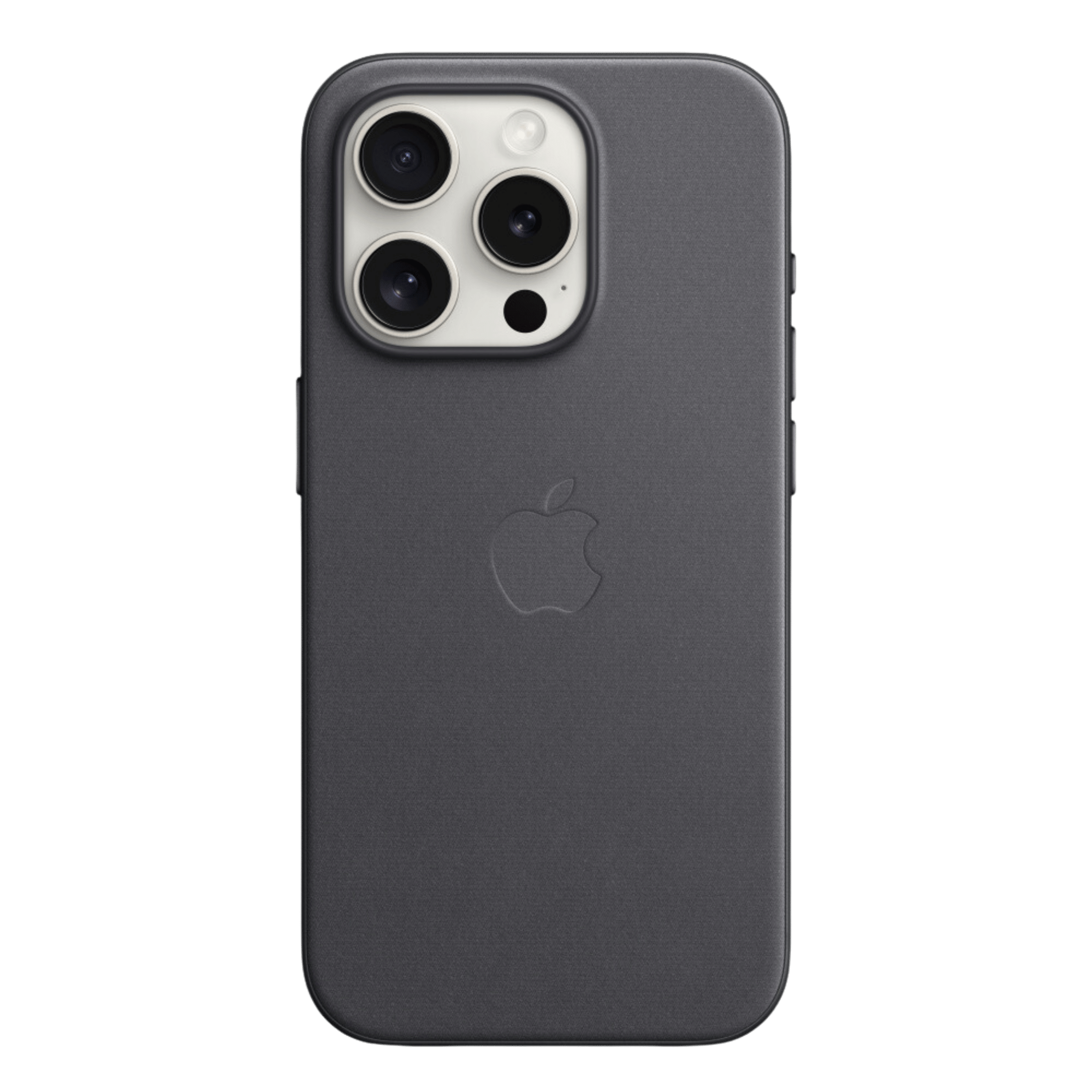 Apple FineWoven Case With MagSafe For iPhone 15 Pro (Black)