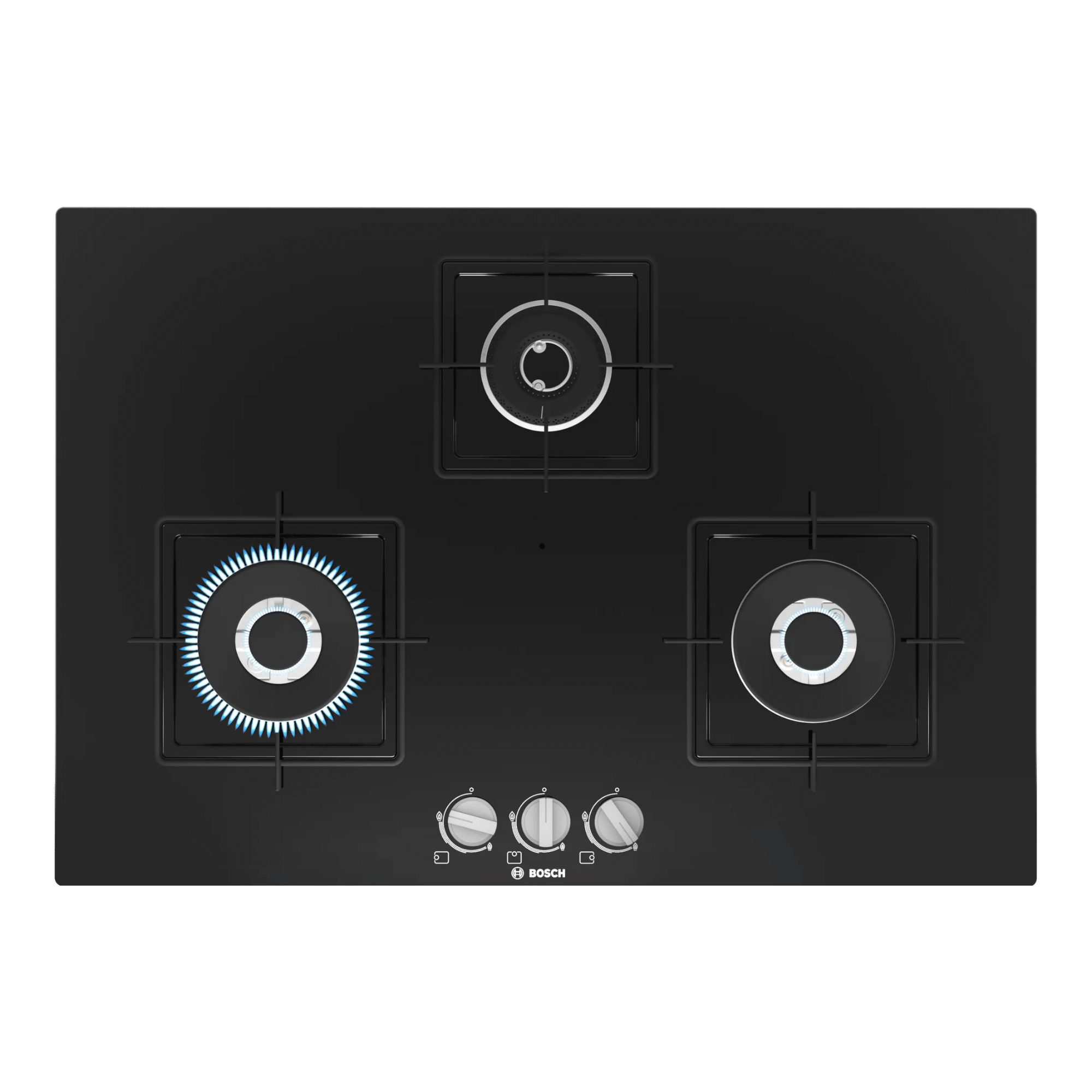 Buy Bosch PND7B6B10I 3 Burner Hob Black from Poorvika!