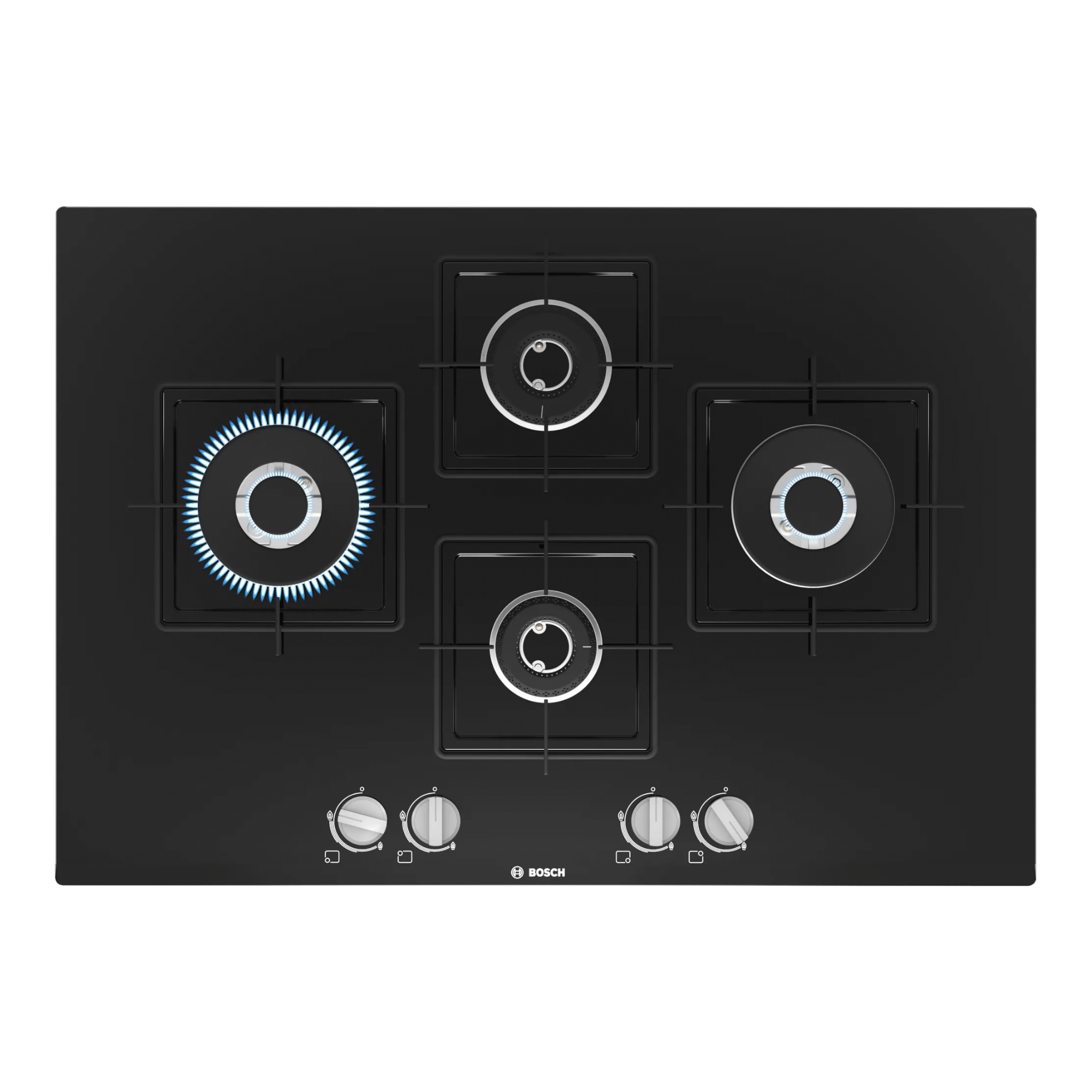 Shop Bosch PNI7B6B10I 4 Burner Hob Black at Poorvika!