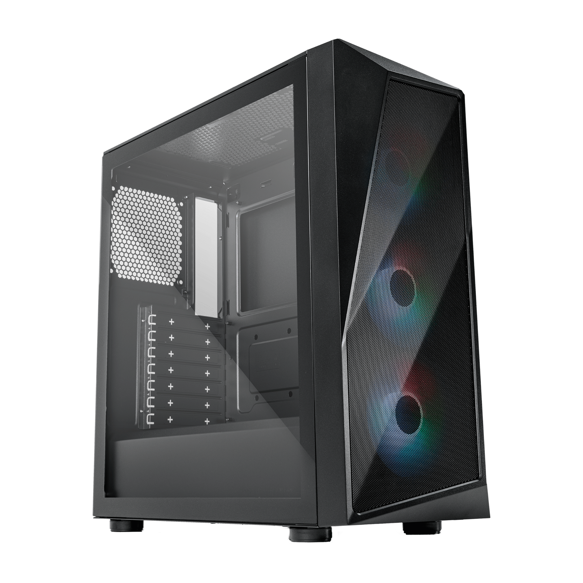 Shop Cooler Master CMP 520 Mid Tower Mesh Gaming Case Black