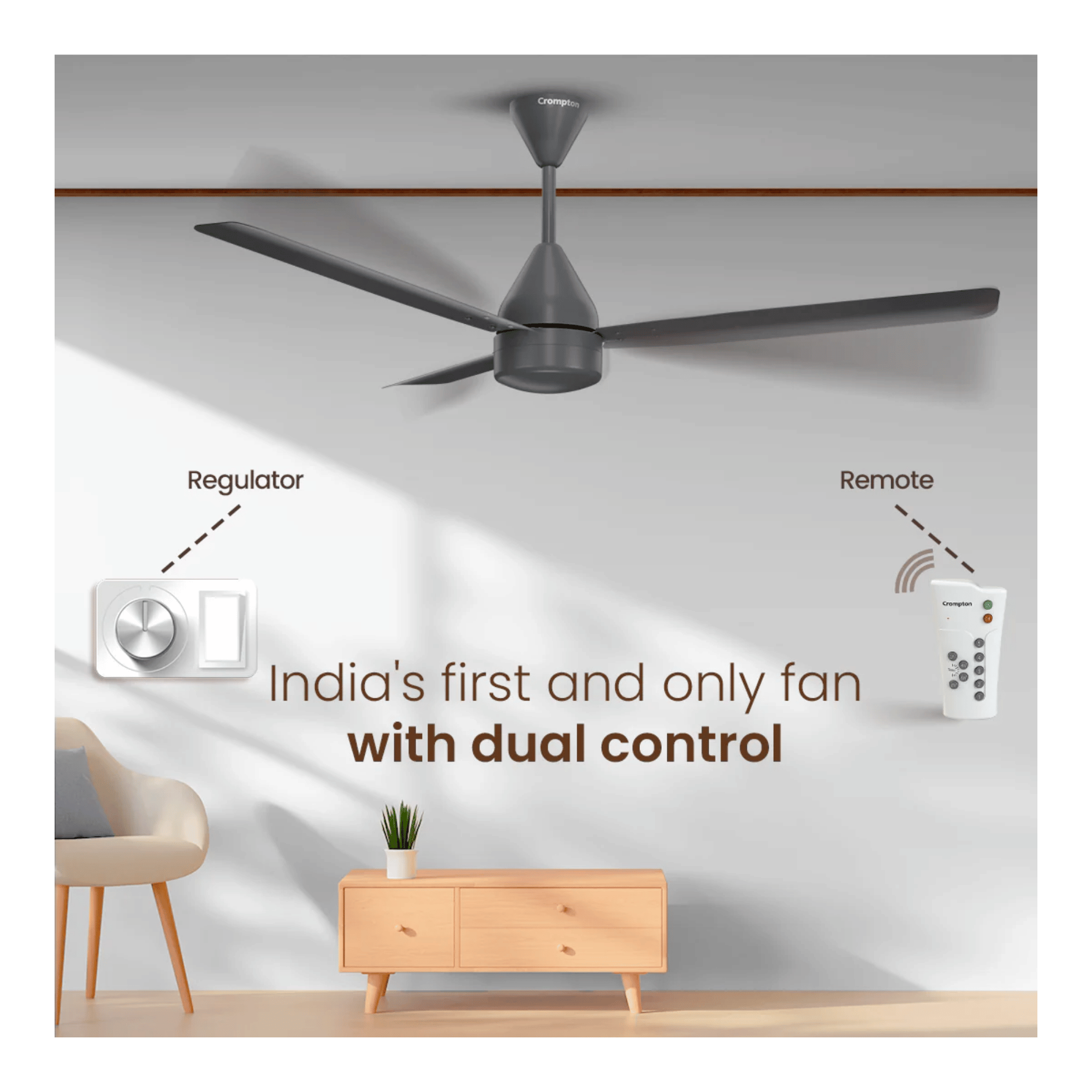 Crompton Ceiling Fan Remote Only | Shelly Lighting