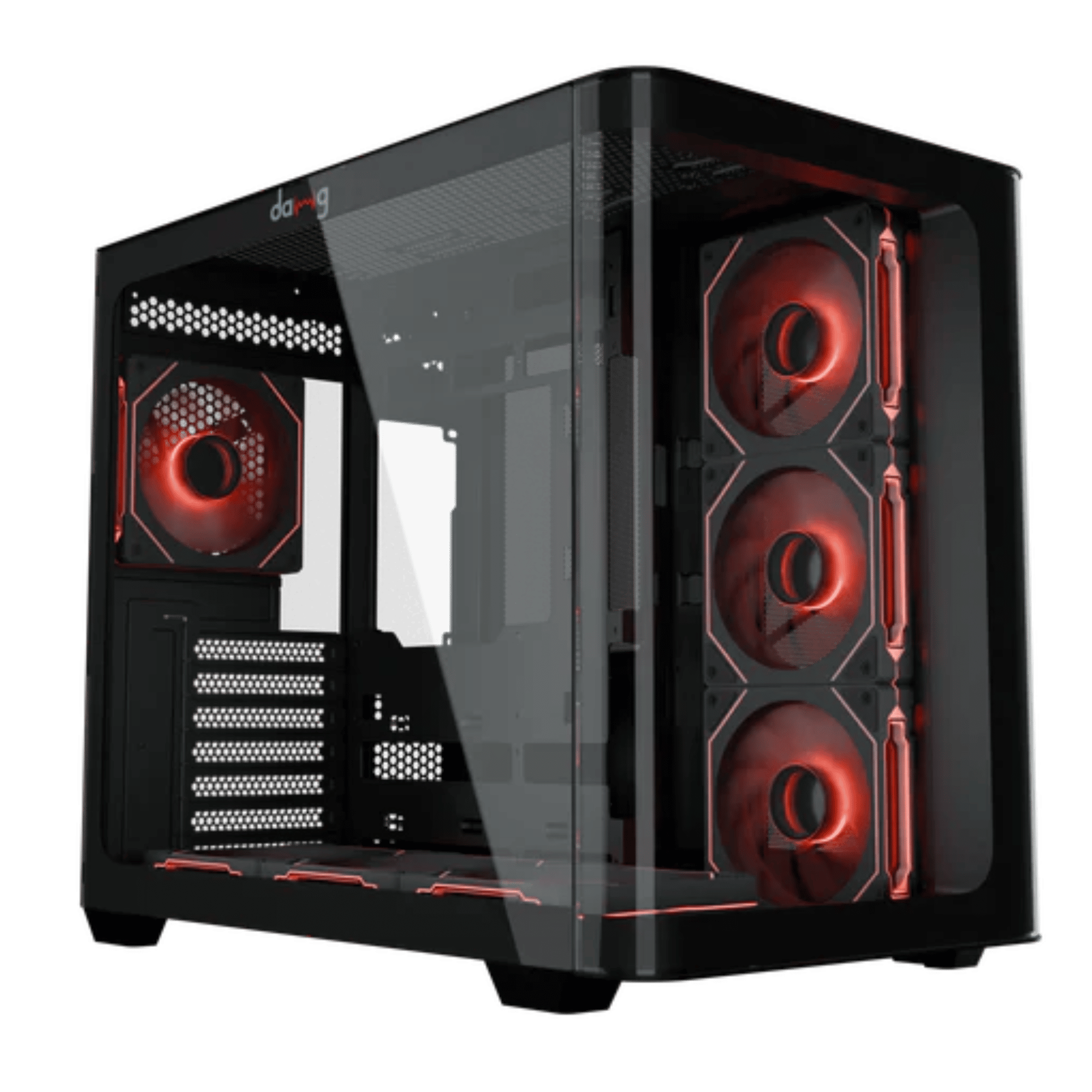 Buy Dawg Y Mid Tower Mesh Case7 ARGB Fans - Black, Shop Now!