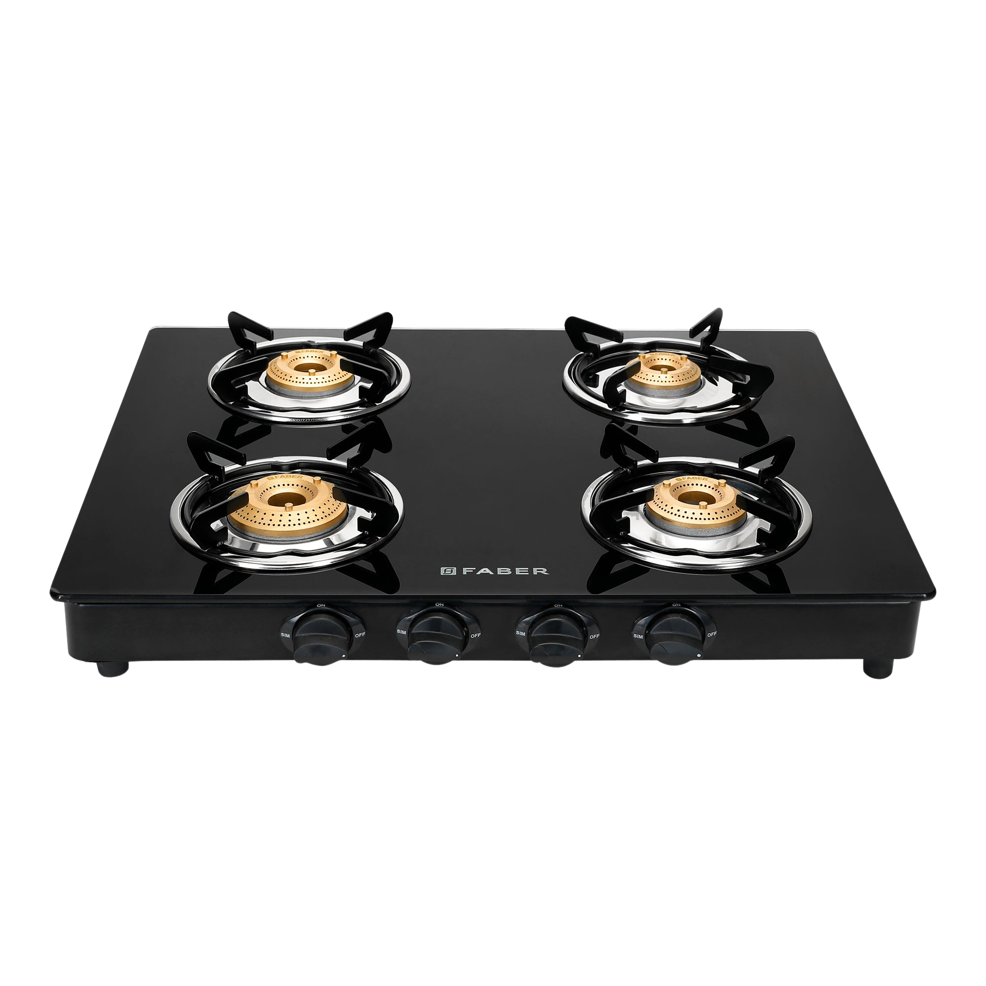 Buy FABER Style 4BB Burner Gas Stove Black with best offers!