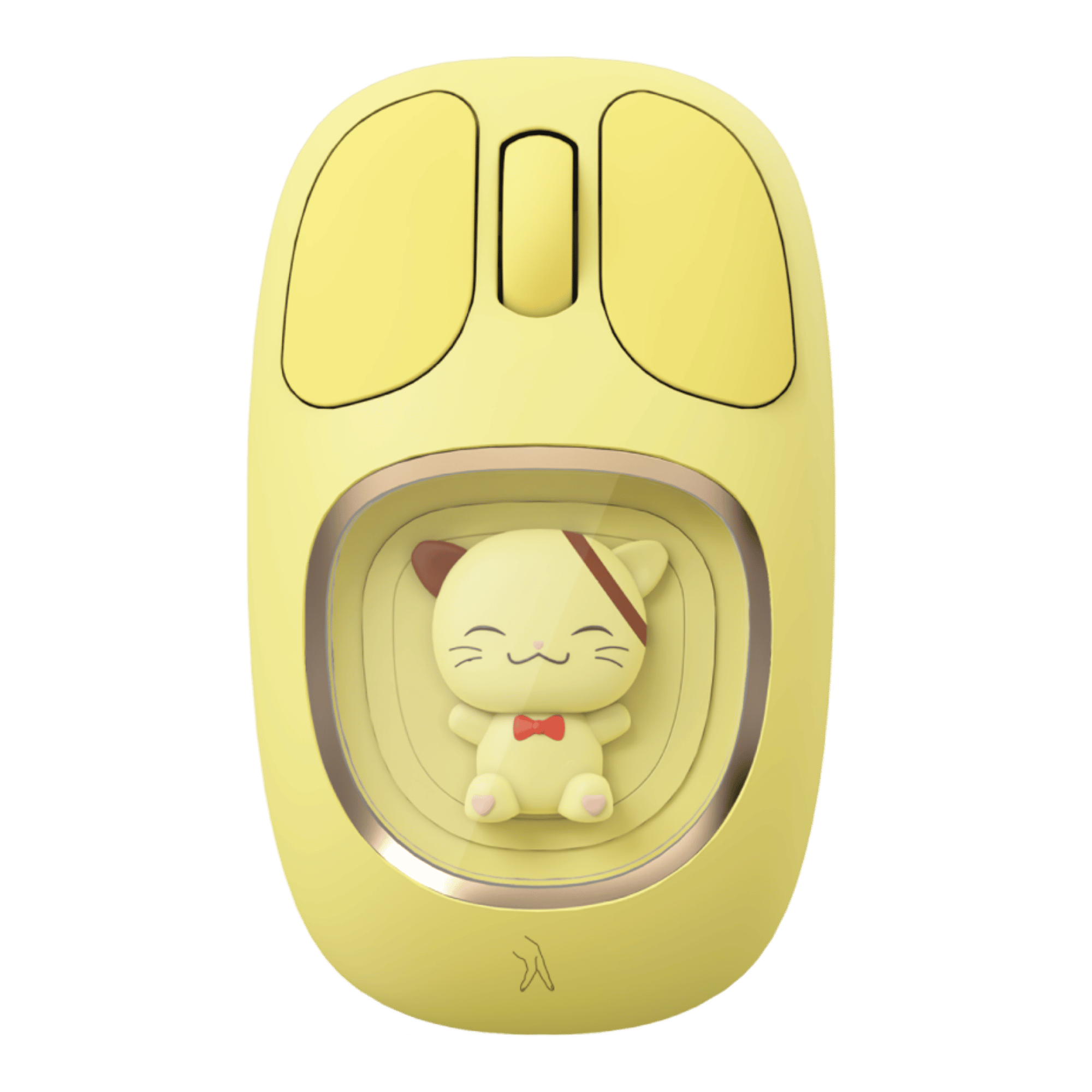 Fingers Mouse WB4 RGB 1200 DPI Wireless Yellow - Buy Now!