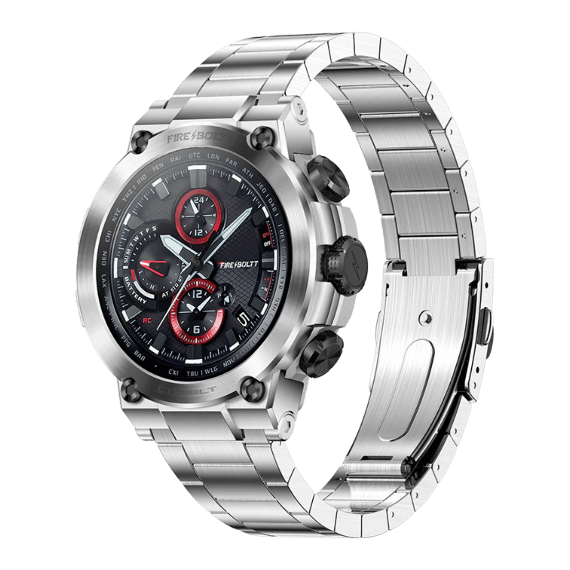 Buy Fire Boltt Cobalt Sports Modes ( Silver ) Smartwatch
