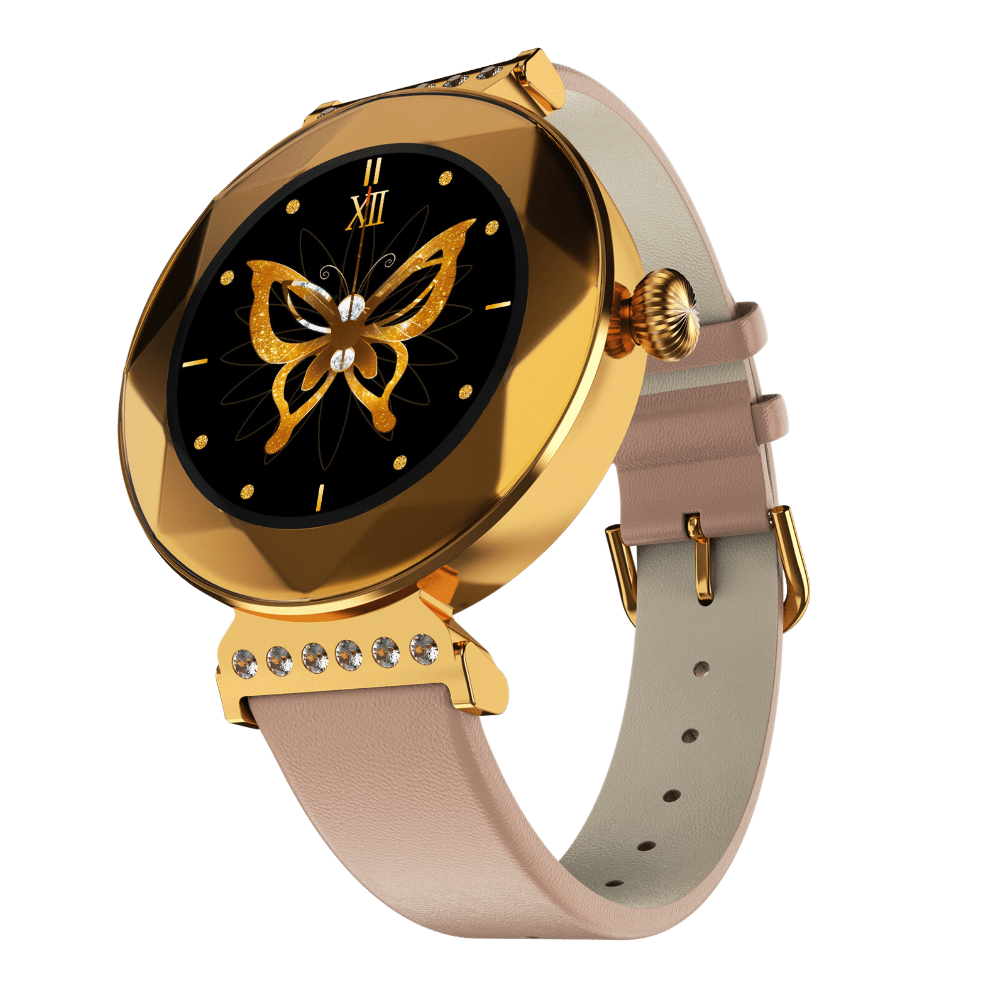 Buy Fire-Boltt Emerald Smartwatch (Rose Gold) with HD Display