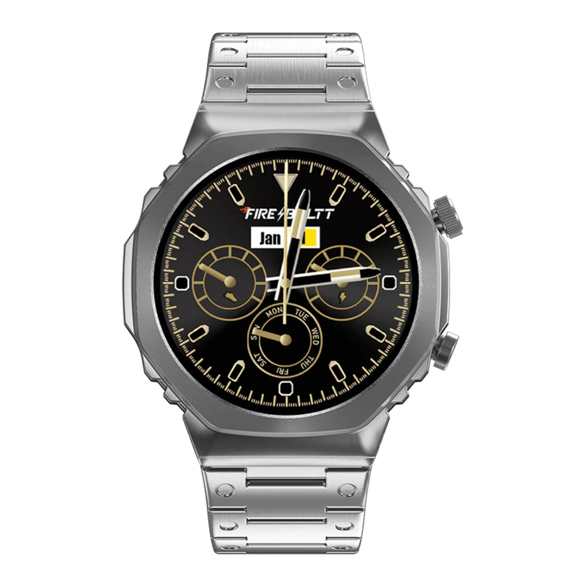 Buy Fire Boltt Onyx AMOLED Smartwatch ( Silver ) Online