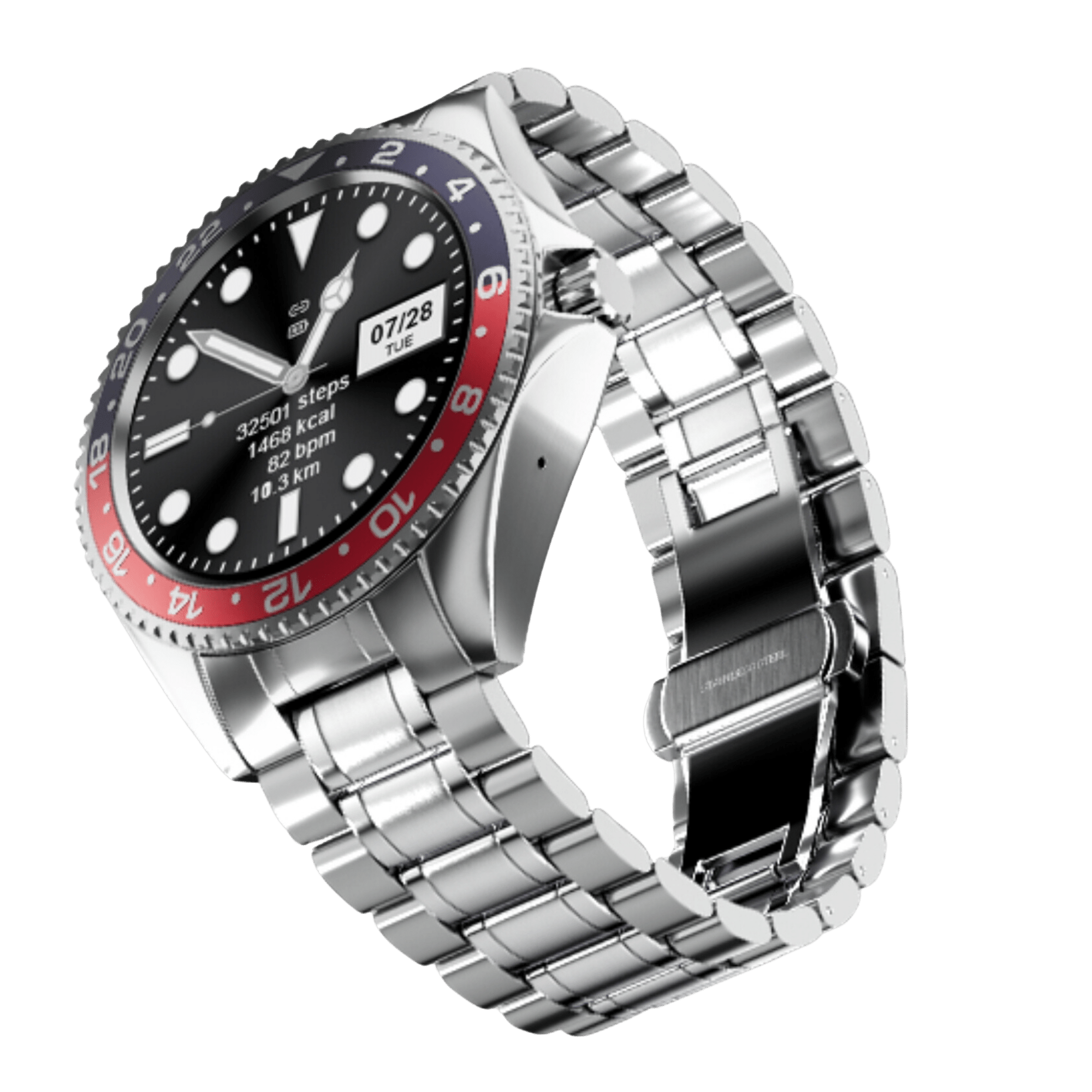 Get Fire-Boltt Quantum Smartwatch (Black Red) at Poorvika