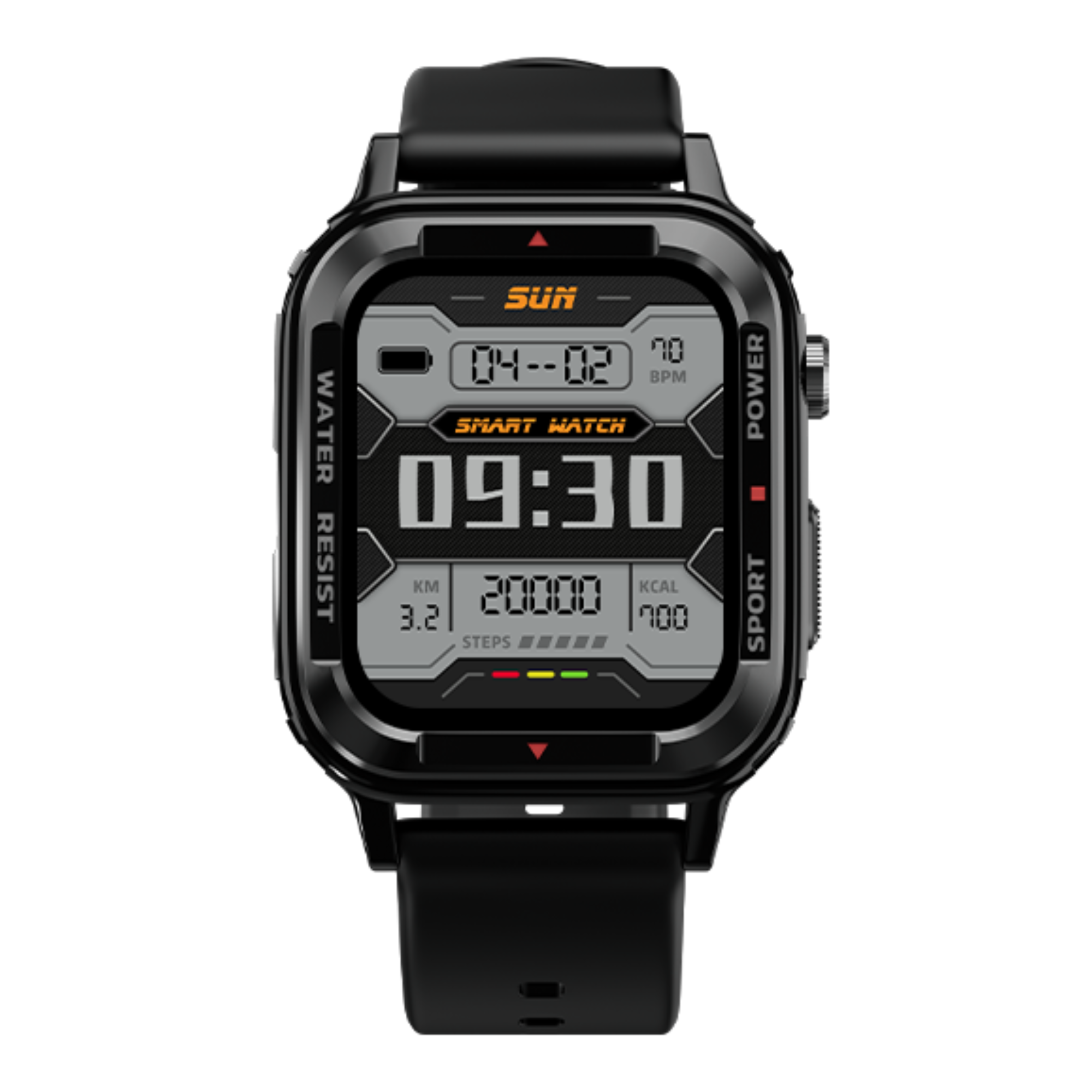 Buy Fire-Boltt Tank Smartwatch (Black) at Poorvika online