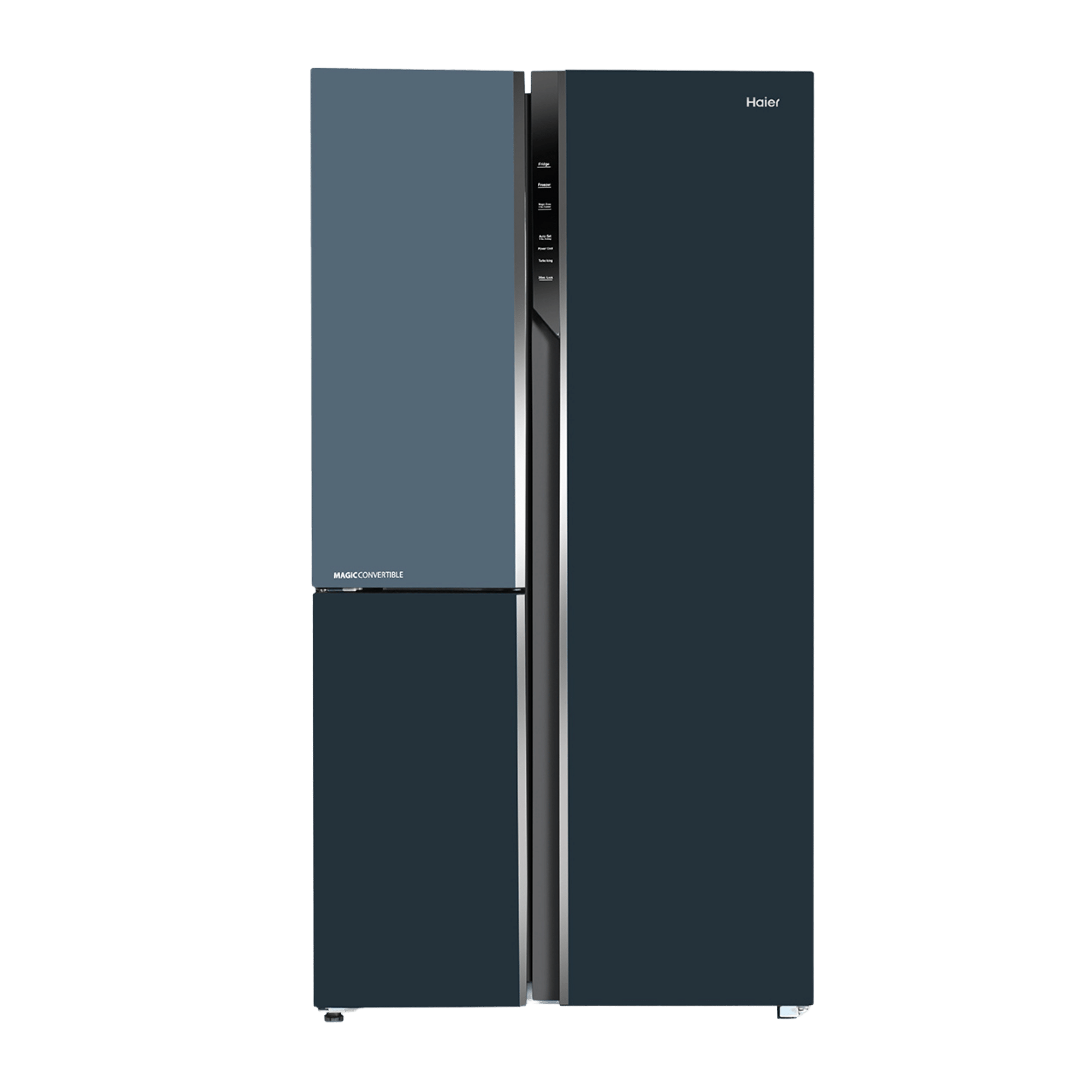Buy Haier 598 L Side By Side Refrigerator in Grey Onyx Glass