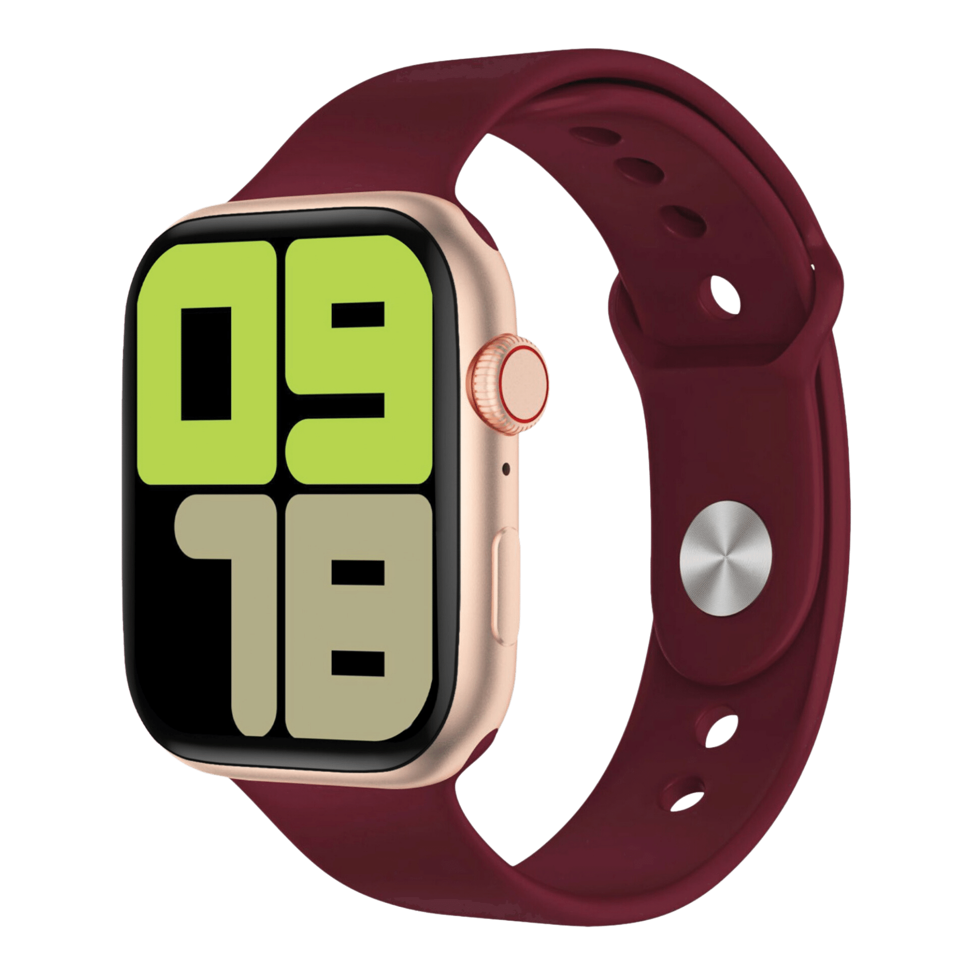 Shop Hapipola FitPro Smartwatch (Maroon) at Poorvika online
