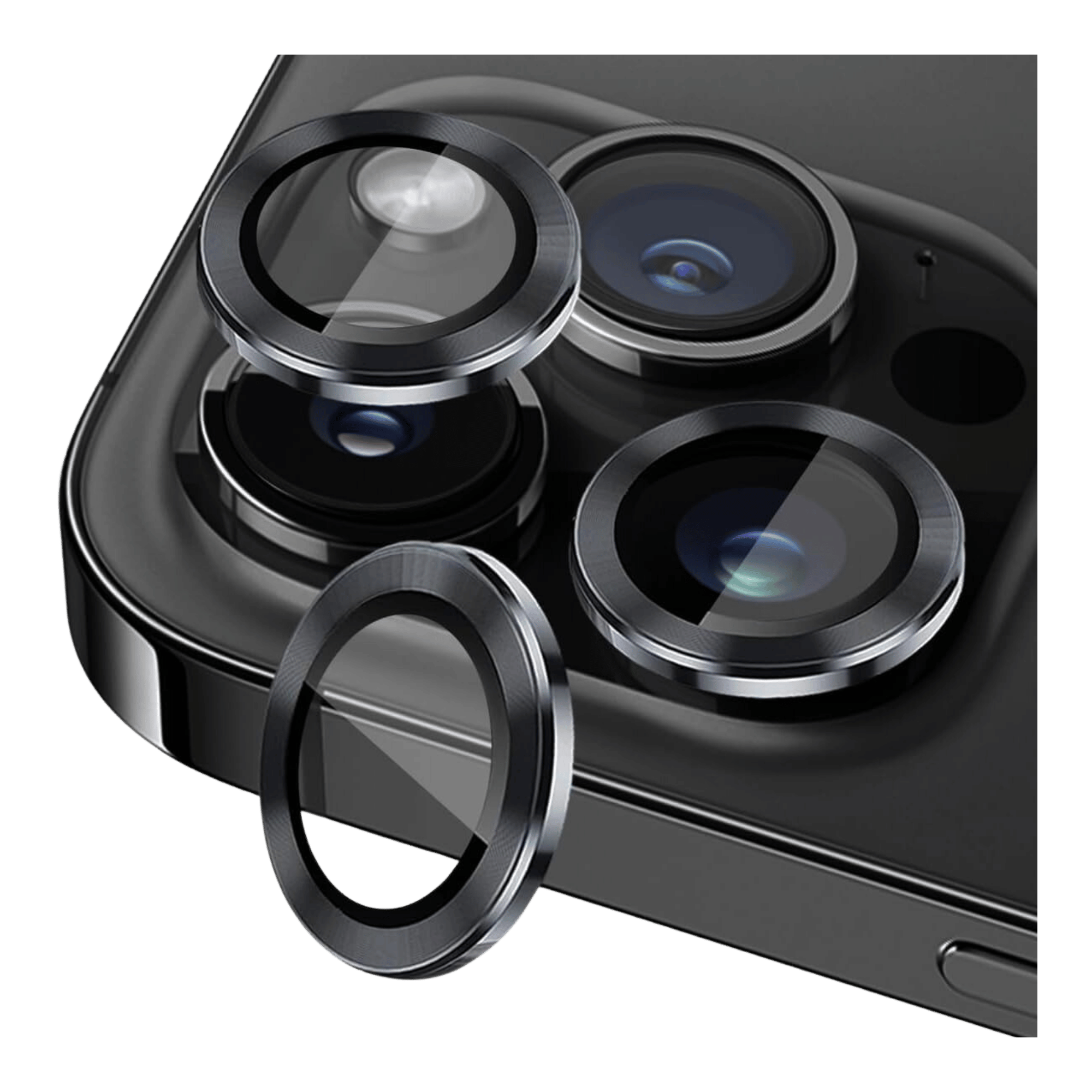 Heiger Crystal Camera Lens 3 in1 Protection iPhone 16 Pro