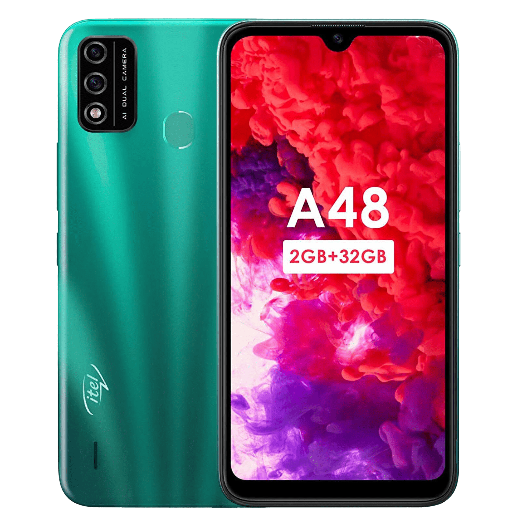 Buy Itel A48 (Gradation Green, 2GB-32GB) online from Poorvika