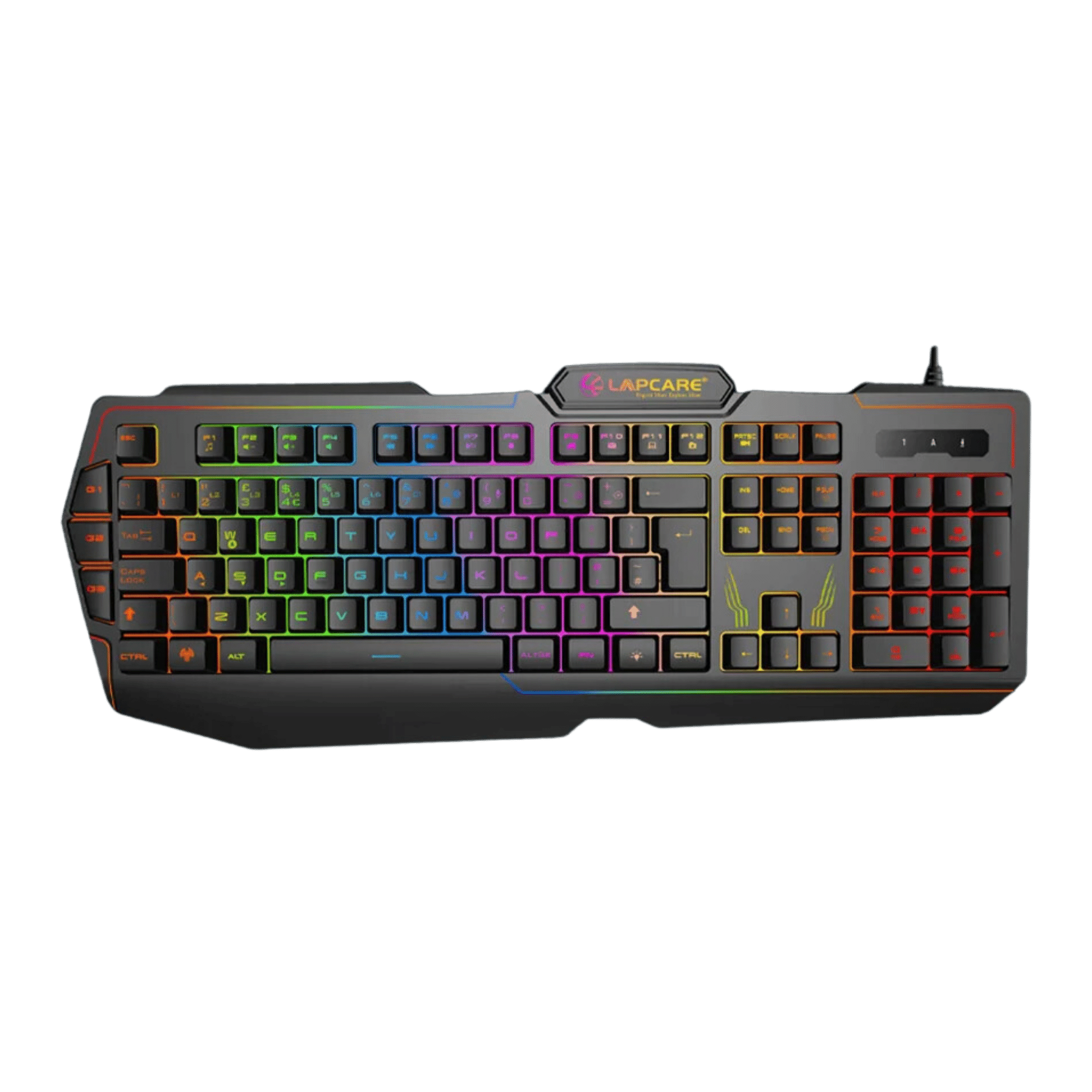 Get Lapcare Champ LGK-102 RBG Gaming Keyboard ( Black )