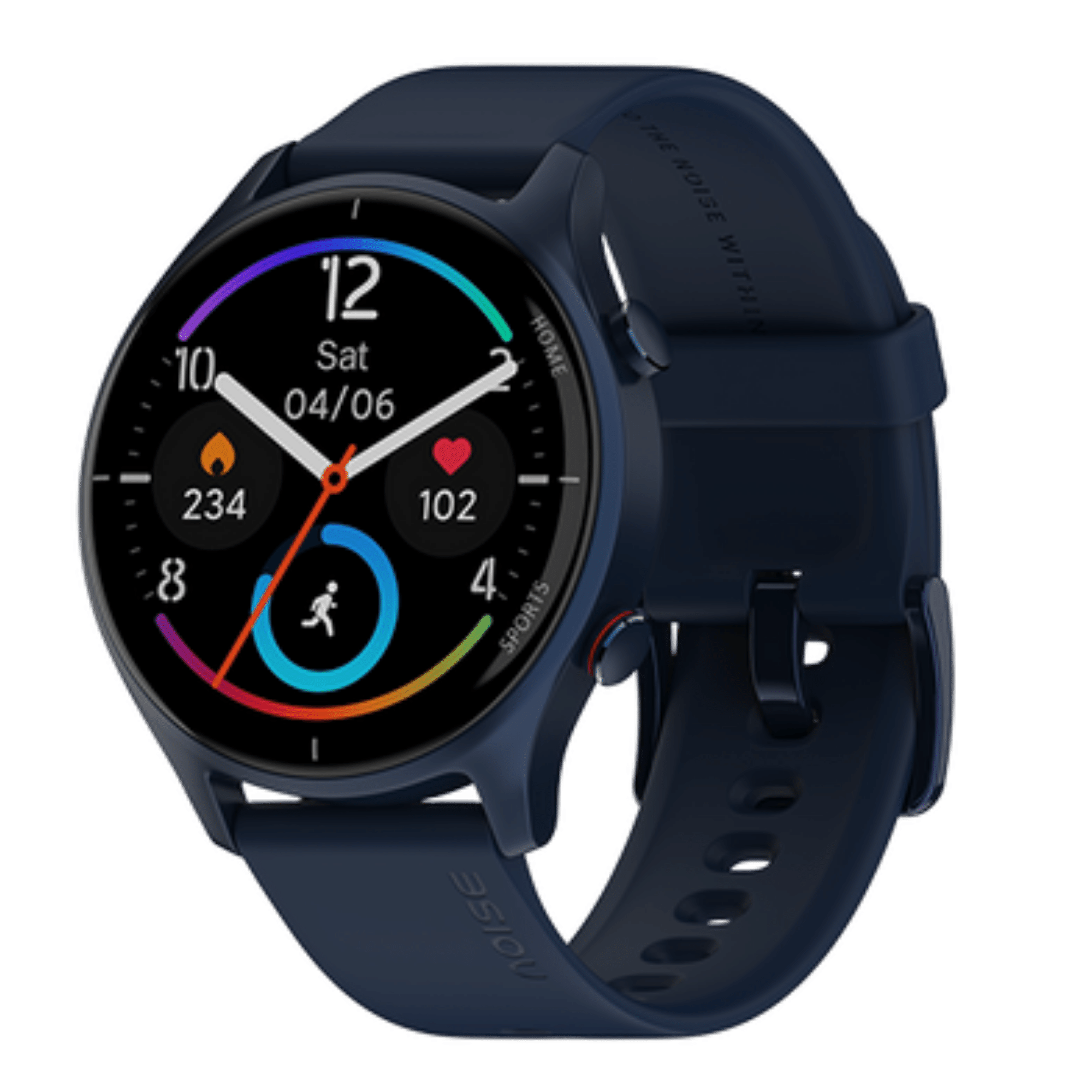 Shop Noise NoiseFit Twist Smart Watch ( Midnight Blue )