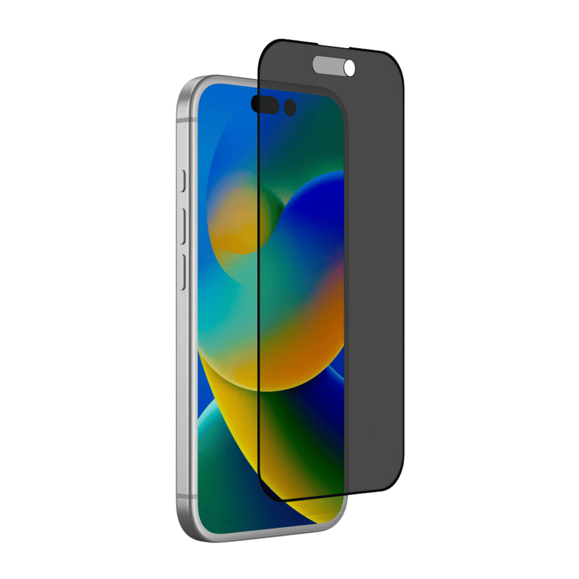 Buy Privacy Tempered Glass For Apple iPhone 16 Plus ( Black )