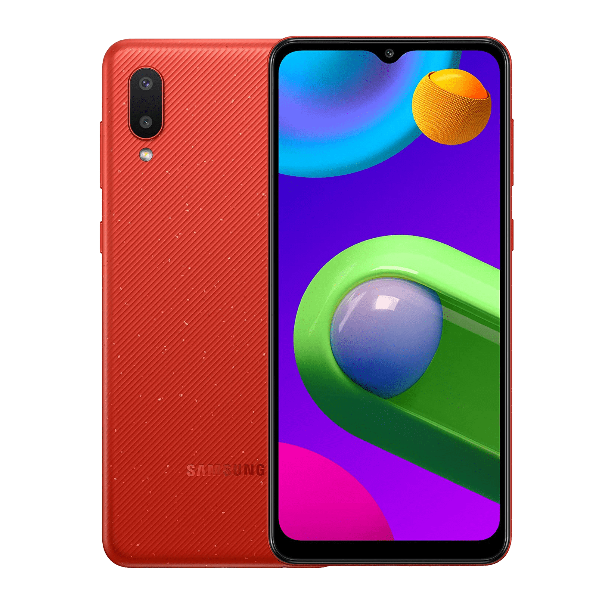 Buy a Best Samsung Galaxy M02 Red,3GB-32GB online best price