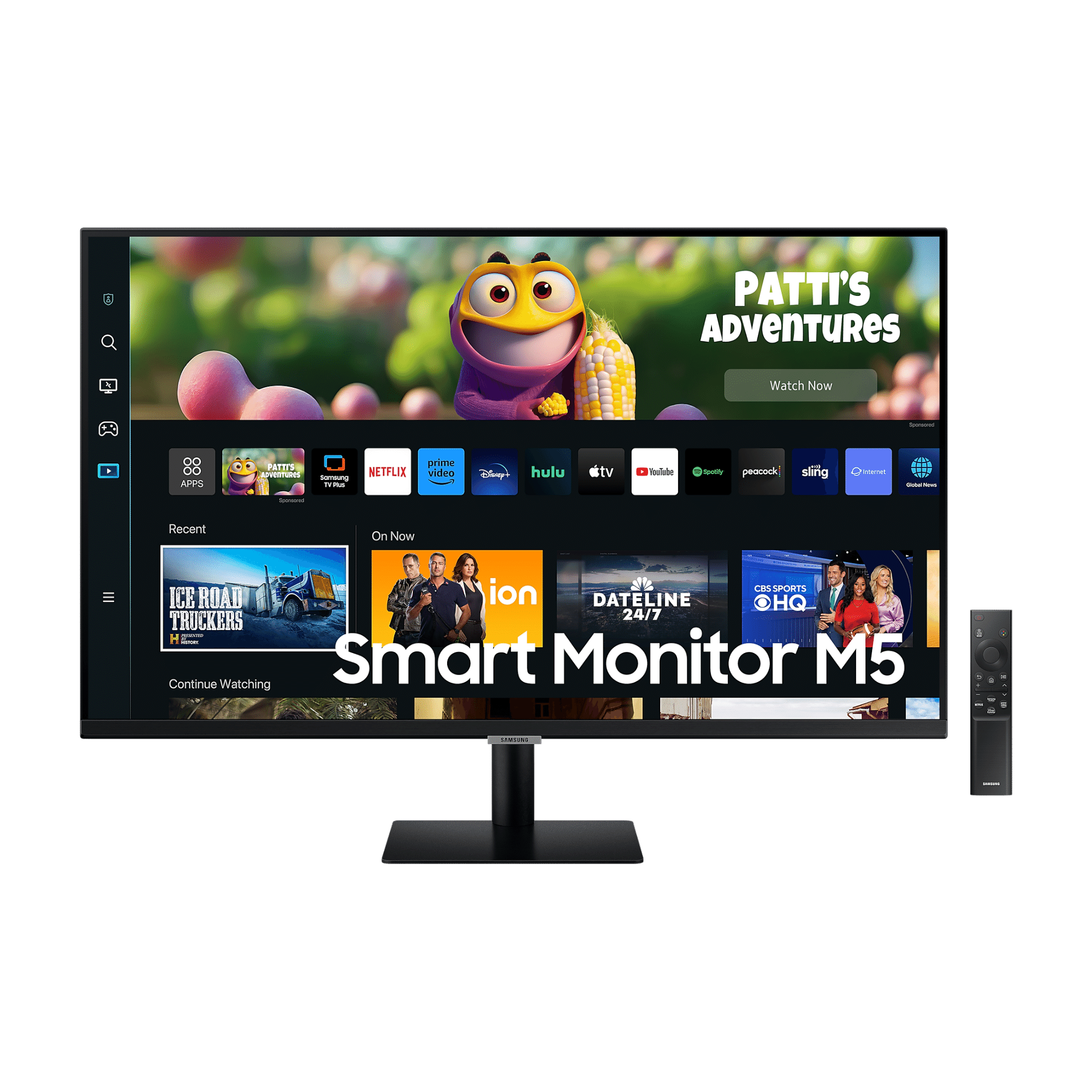 Get Samsung M5 FHD Smart Monitor Black 27inch-LS27CM500EWXXL
