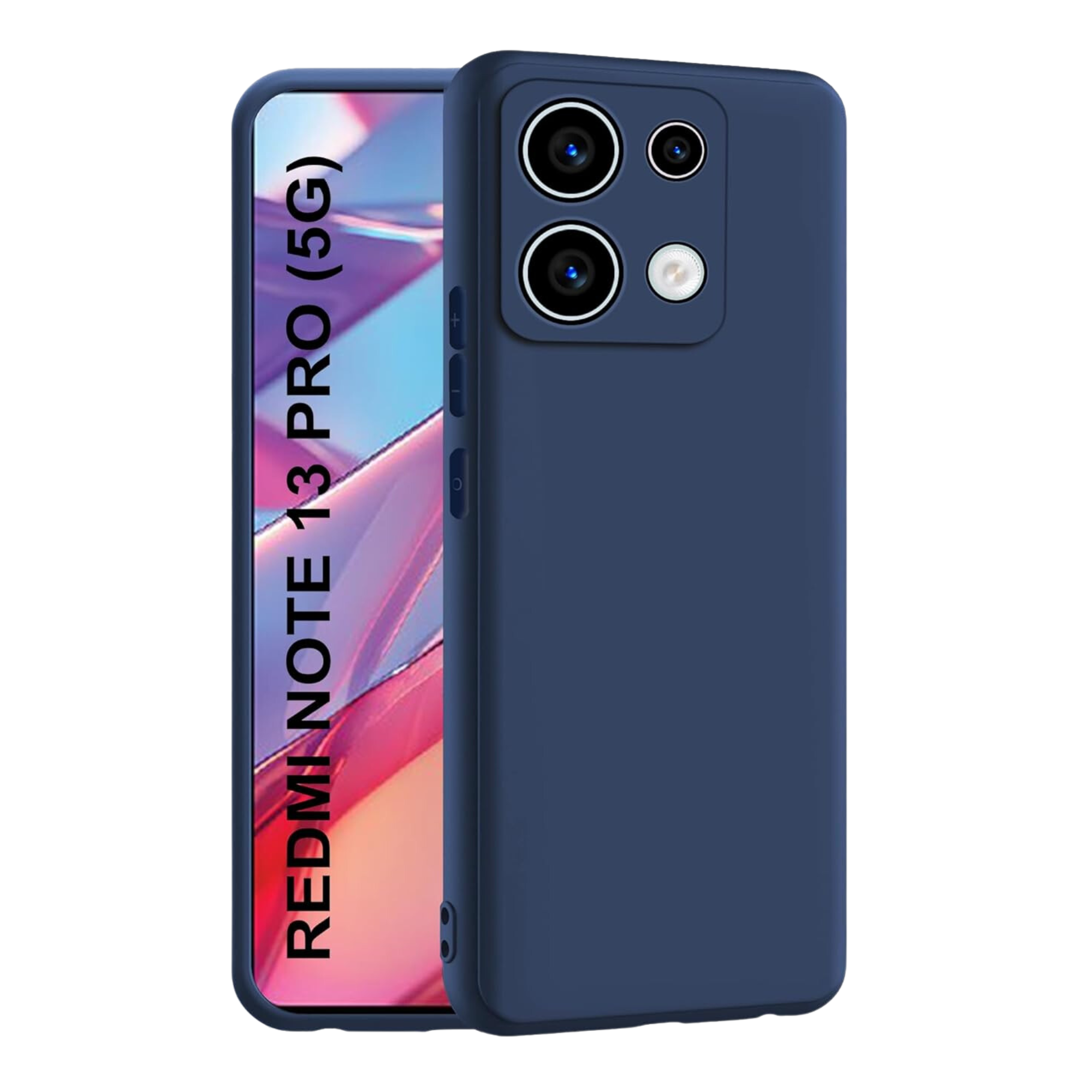 Space Cloth Silicon Back Case Xiaomi Redmi Note 13 pro, Blue