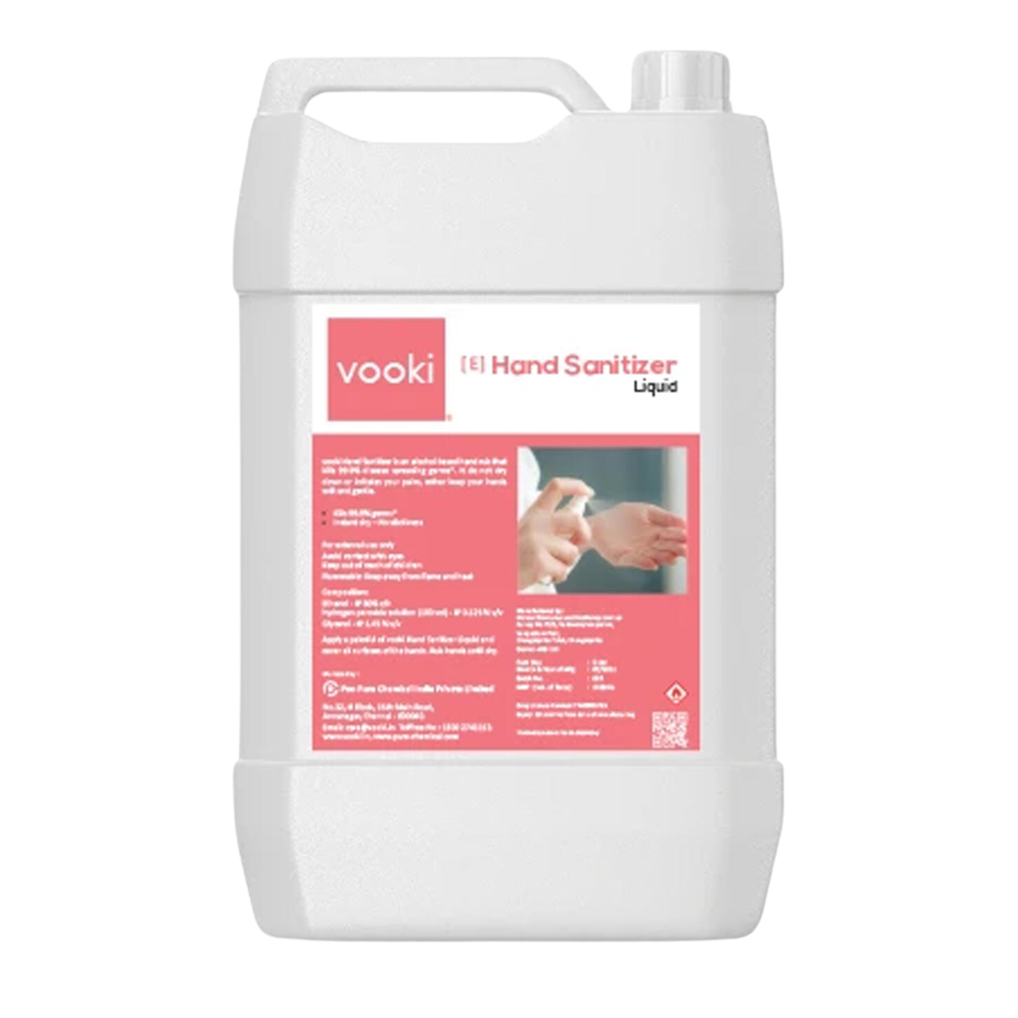 Shop Vooki Hand Sanitizer Liquid (5 Liters)